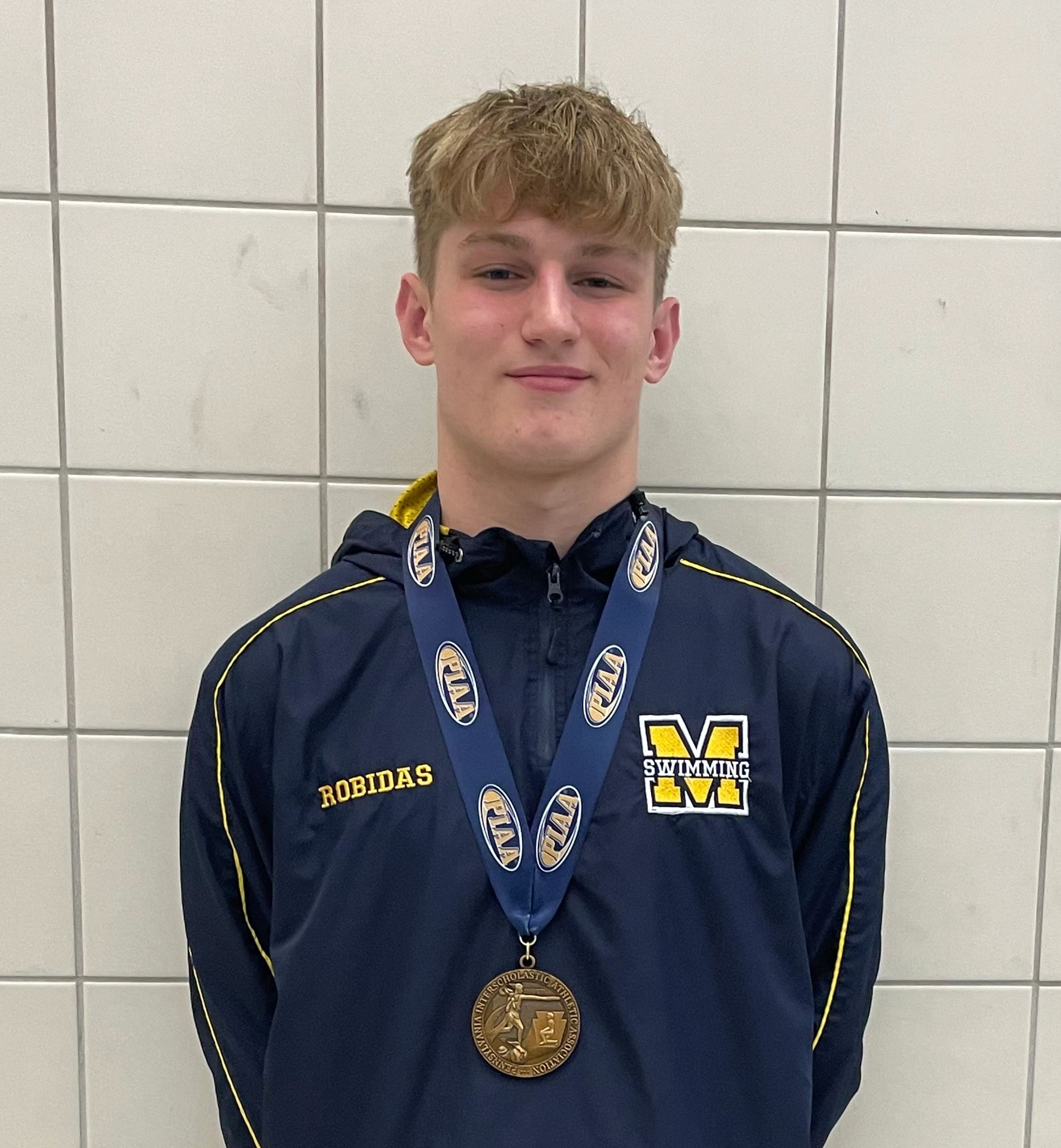 Robidas wins 2 medals at PIAA 3A swimming championship